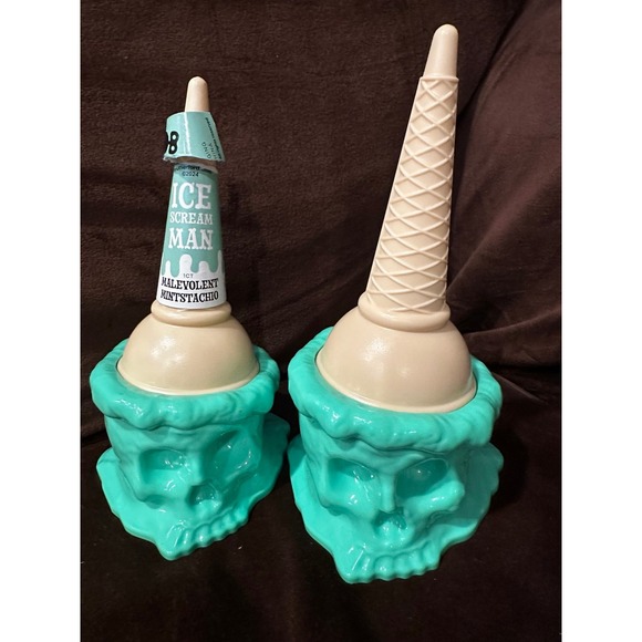 Art | Skull Cone Melting Skull By Artist Ryan Rutherford Set Of 2 Ice ...